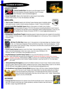 Annual Events Calendar – Brookhaven Lincoln County Chamber of Commerce